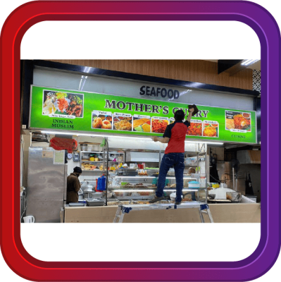 HotPrint Official Site - Hawker Stall Sticker